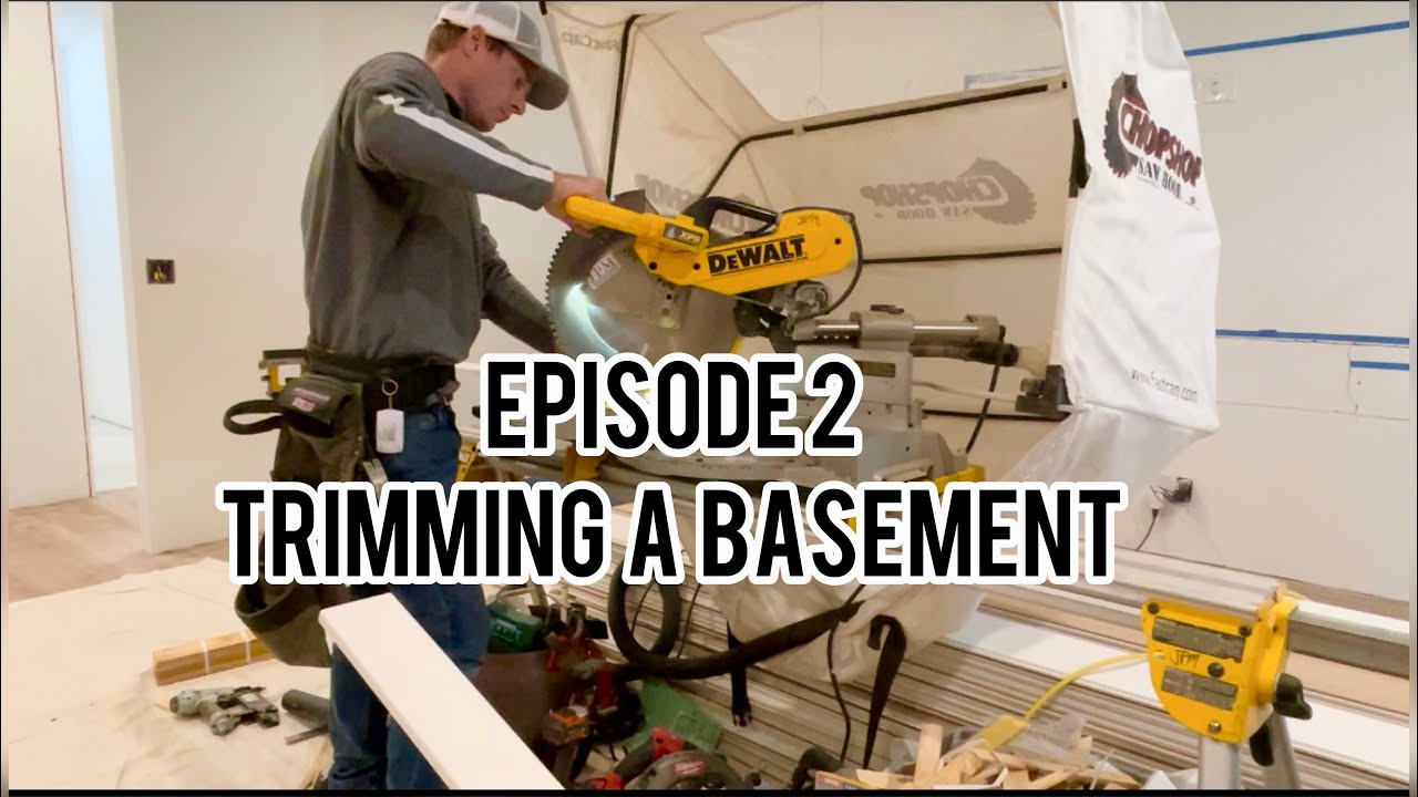 Trimming a Basement EP - 2 - trim install - YouTube