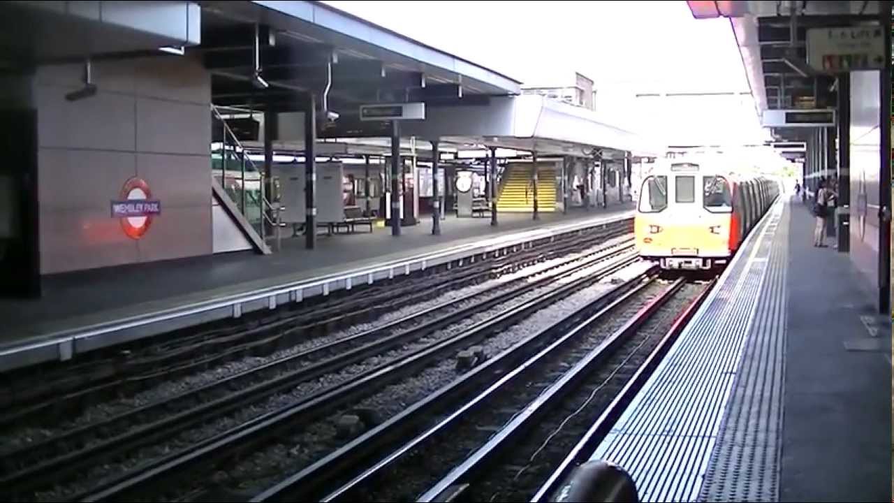 London Underground 1996 Stock 96065 and 96029 at Wembley Park - YouTube