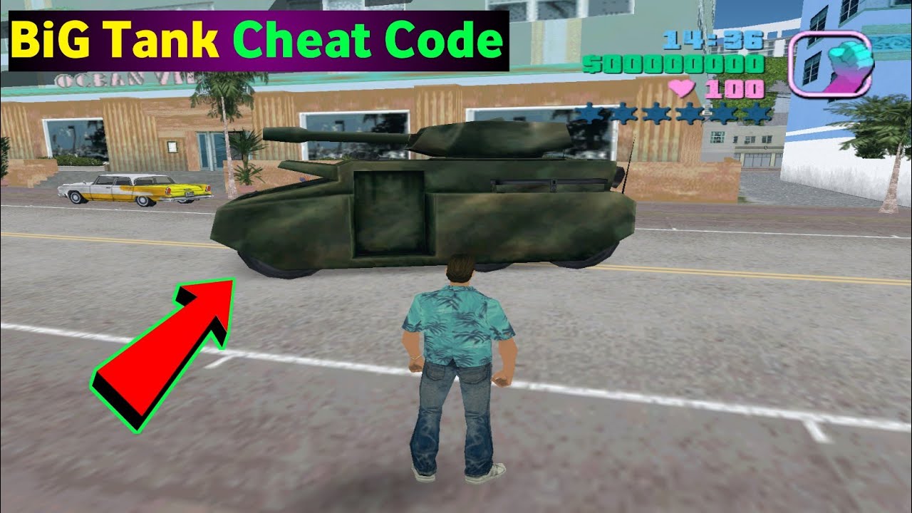 GTA Vice City | BiG Tank | Cheat Code | Shakeel Sarkar - YouTube