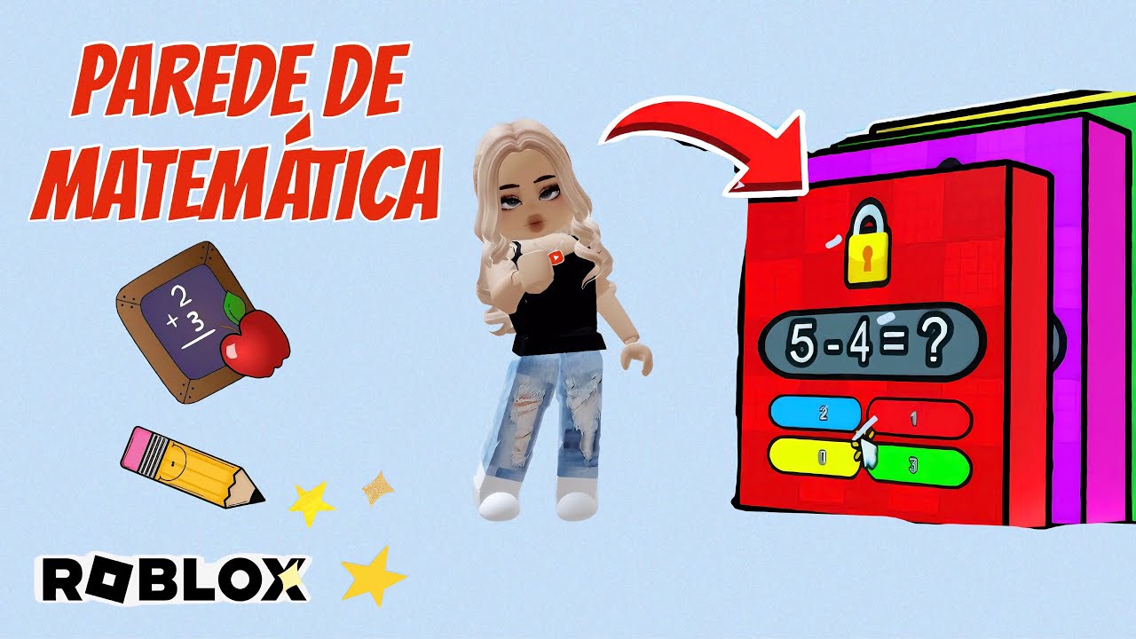 MATEMÁTICA PARA PEQUENOS - ROBLOX (Math Wall) - YouTube