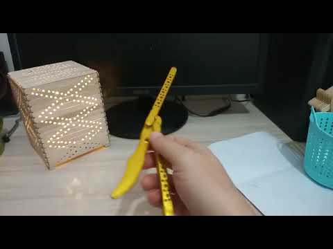 Tahtadan Kelebek Bıçak Yaptım.. Sallanıyo mu diyen arkadaşlar için...  | DIY Creative ideas