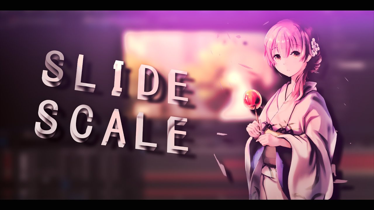 After Effect AMV Tutorial | Slide Scale - YouTube