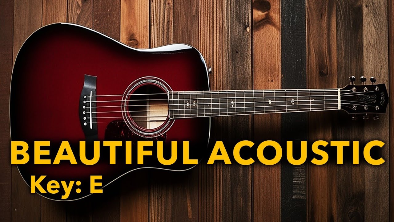 Beautiful Acoustic Guitar Backing Track | Key: E - YouTube