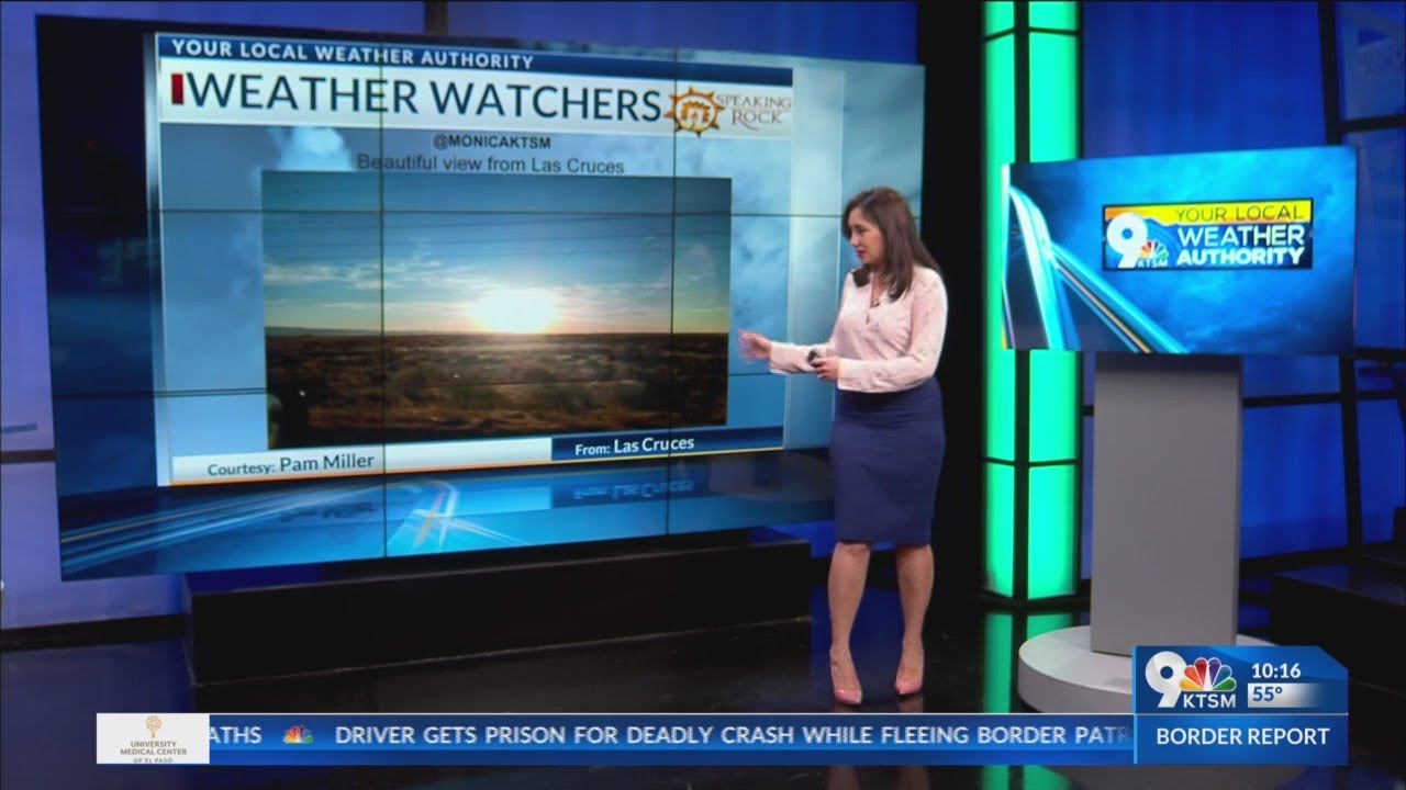 KTSM 9 News Chief Meteorologist with her main forecast for Feb. 6 - YouTube