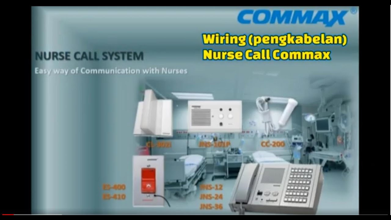 Wiring (pengkabelan) Nurse Call Commax - YouTube