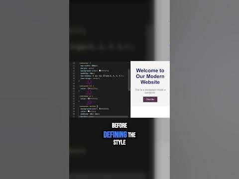 CSS Nesting Module #css - YouTube