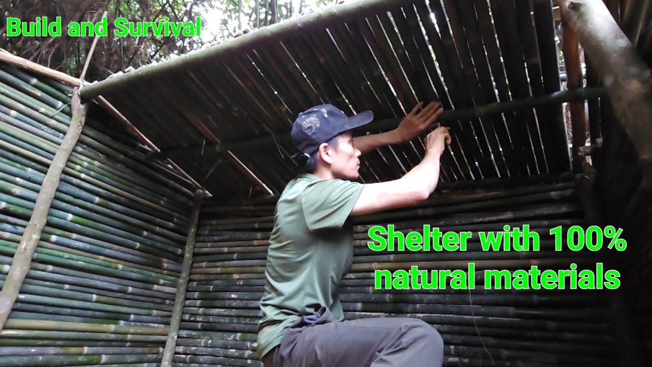 Bushcraft | Shelter | Complete 7 Days Solo Survival - A Shelter By Cork ...
