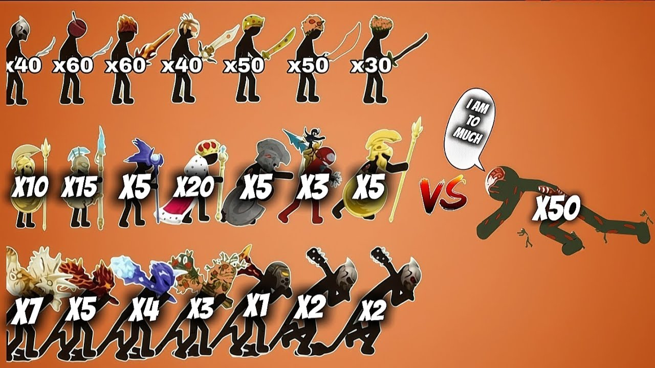 All Stick Figures Can Deaf The 50X" Zombie Runner - Stick War Legacy ...
