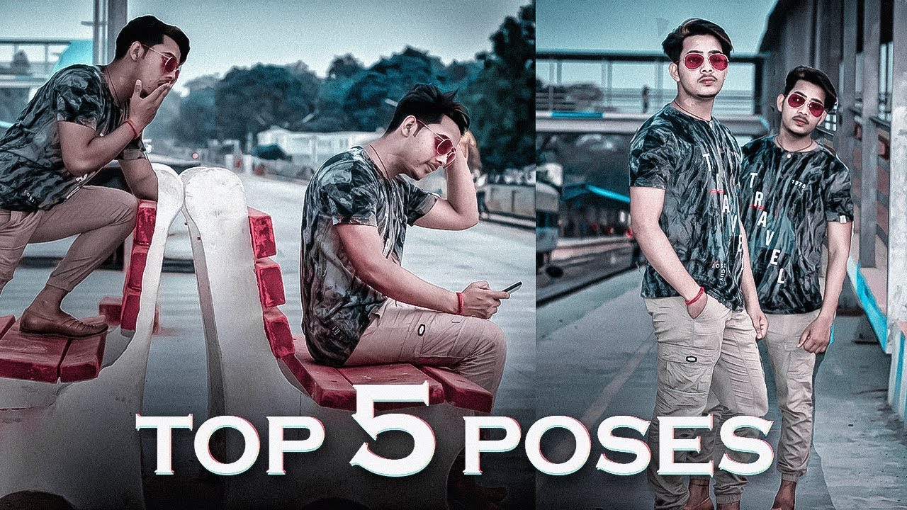 latest top 5 cool pose's for boys ||latest pose for male|| Cb editing ...