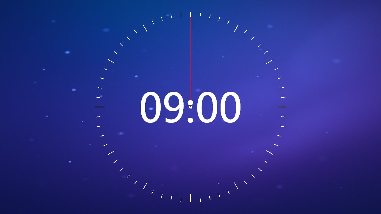 9-Minute Timer 🍅 | Deep Work Countdown | Alarm Included - YouTube