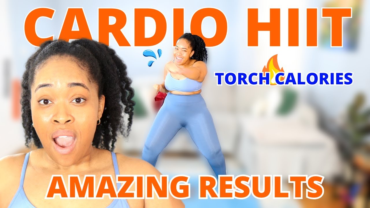 25 Min Fat Burning Cardio HIIT Workout for Beginners| Full Body SWEAT ...