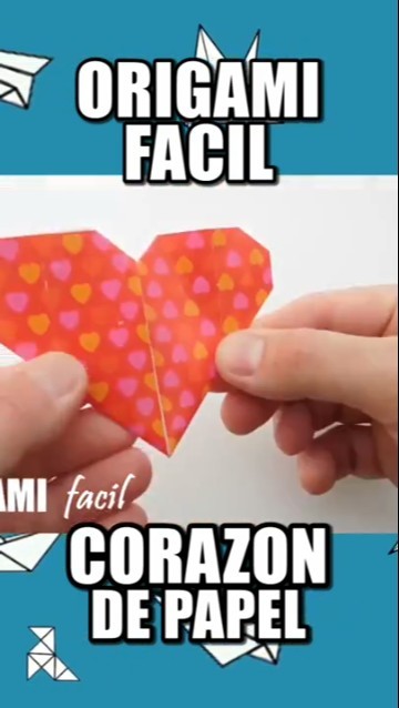 SORPRENDE a tus AMIGOS con esta CORAZON DE PAPEL | ORIGAMI FACIL - YouTube