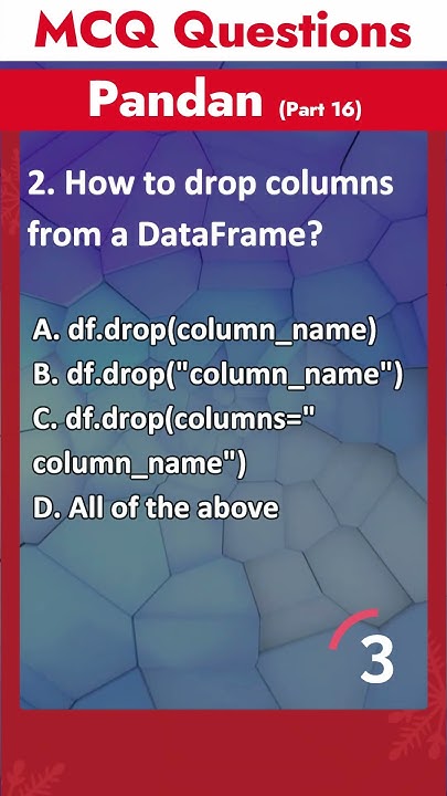 Part 16 - Pandas MCQ Questions | Data Science MCQ Questions - YouTube
