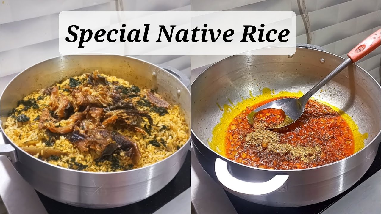 How to Cook Native Rice That Taste So Good - YouTube