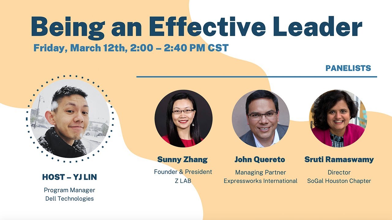 Panel Discussion 2021: Being An Effective Leader Panel - YouTube