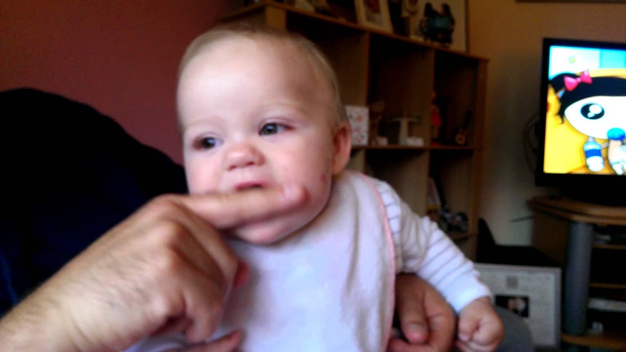 Babbling baby - YouTube