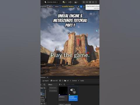 Unreal Engine 5 MetaSounds Tutorial Part 1 #gameaudio #sounddesign #unrealengine - YouTube