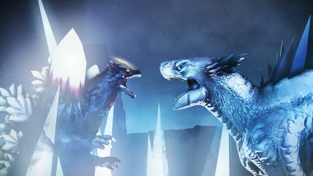 Spacegodzilla Heisei vs Titanus Shimo GXK Minecraft 🦖🆚🦖 - YouTube