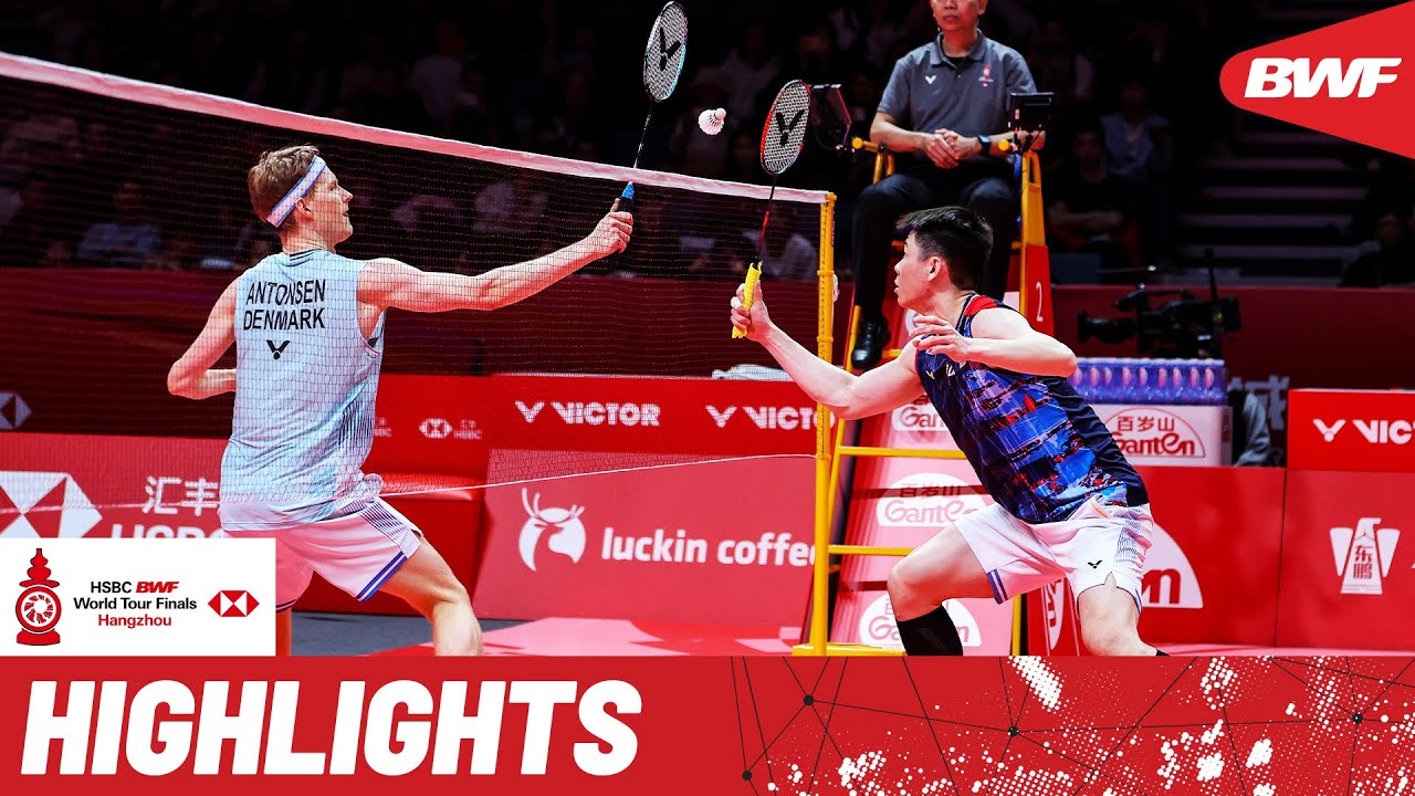 Anders Antonsen goes up against Lee Zii Jia in Group A - YouTube