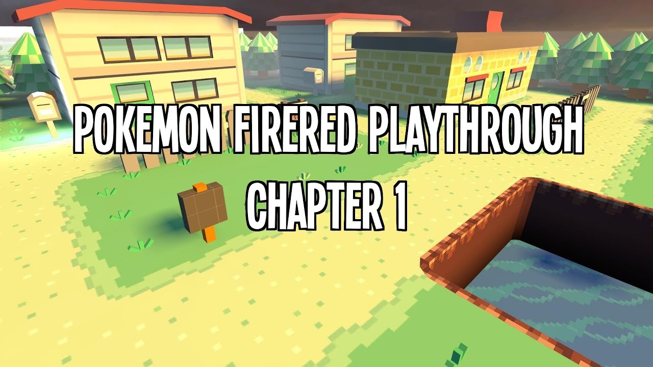 Pokemon FireRed Chapter 1 - Pallet Town ! - YouTube