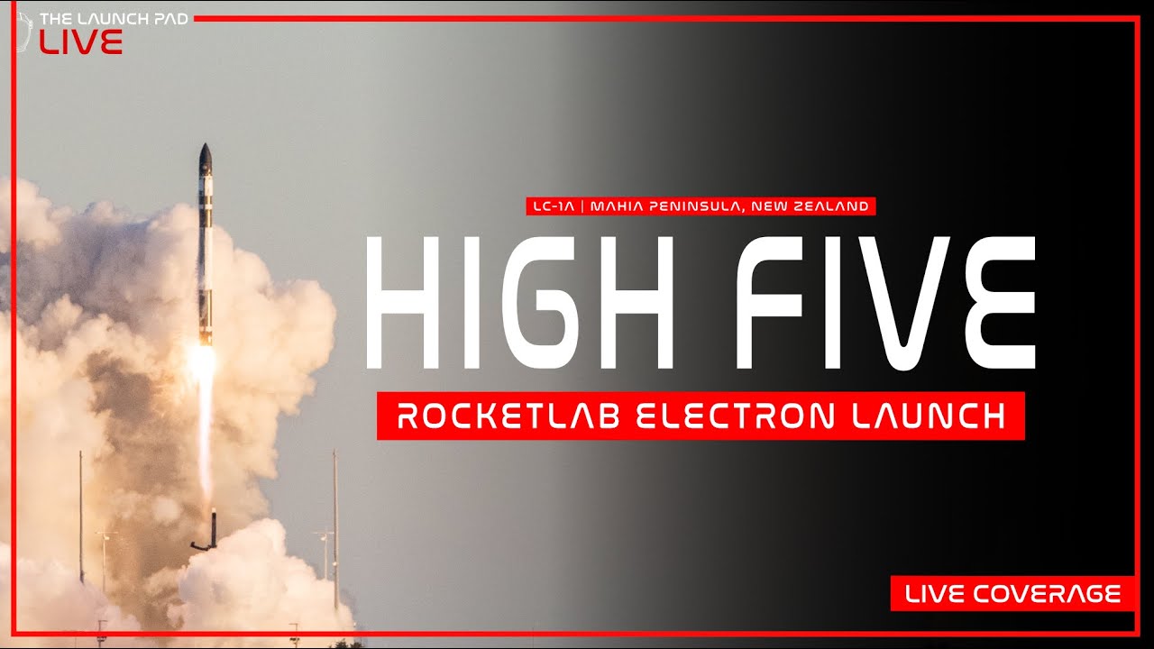 LIFTOFF! RocketLab High Five Electron Launch from New Zealand - YouTube