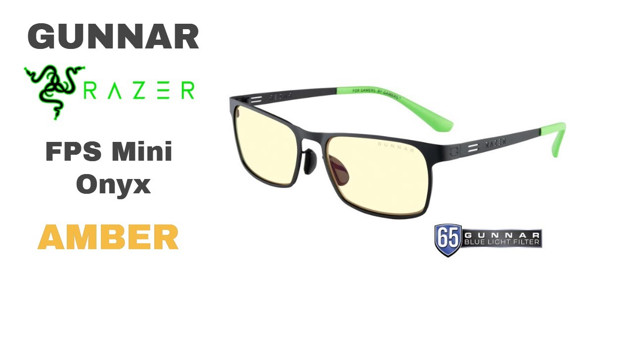 Gunnar RAZER FPS Mini Onyx Amber Unboxing - YouTube