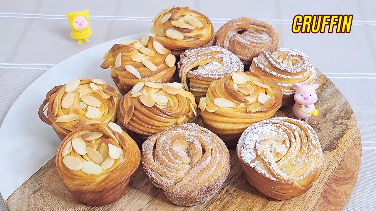 Stunning Cruffin Best Recipe [Subtitles] HNC Kitchen - YouTube