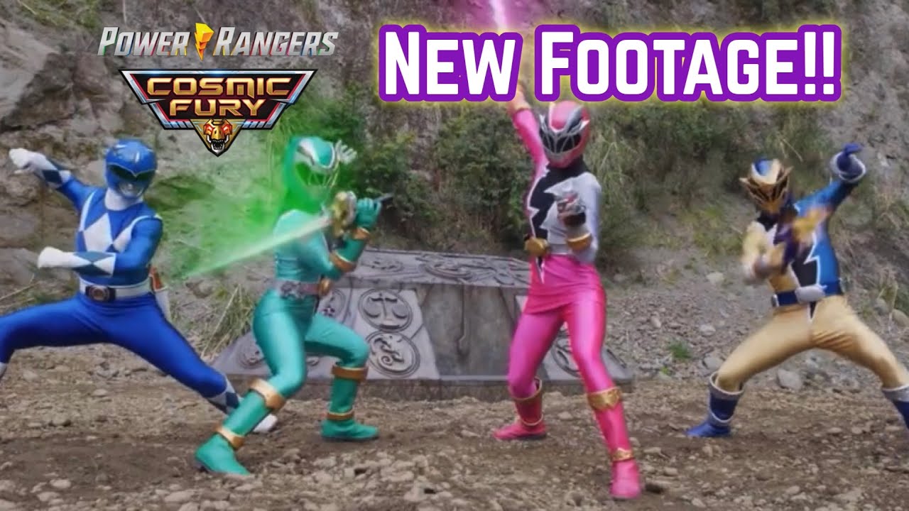 New Power Ranger Cosmic Fury Footage!! Where is Zayto?! Gold Ranger has ...