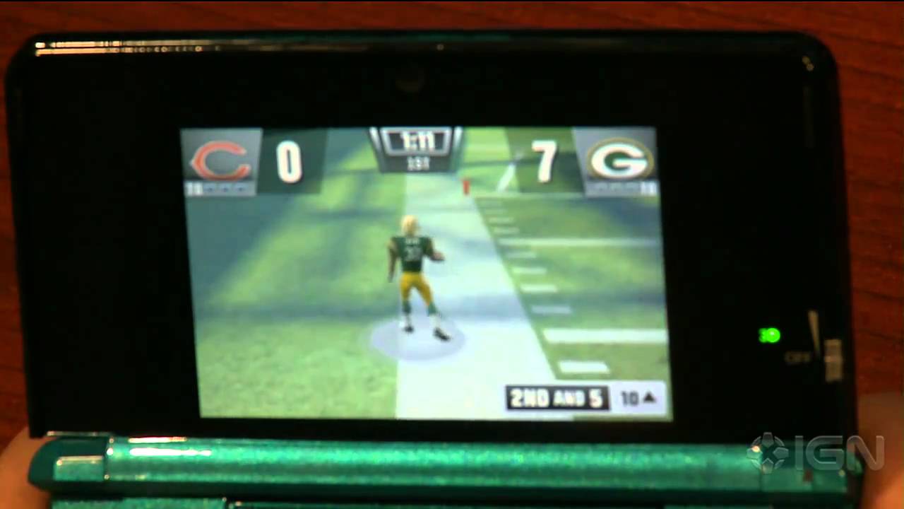 Madden NFL Football 3DS: NFC Championship Gameplay - YouTube