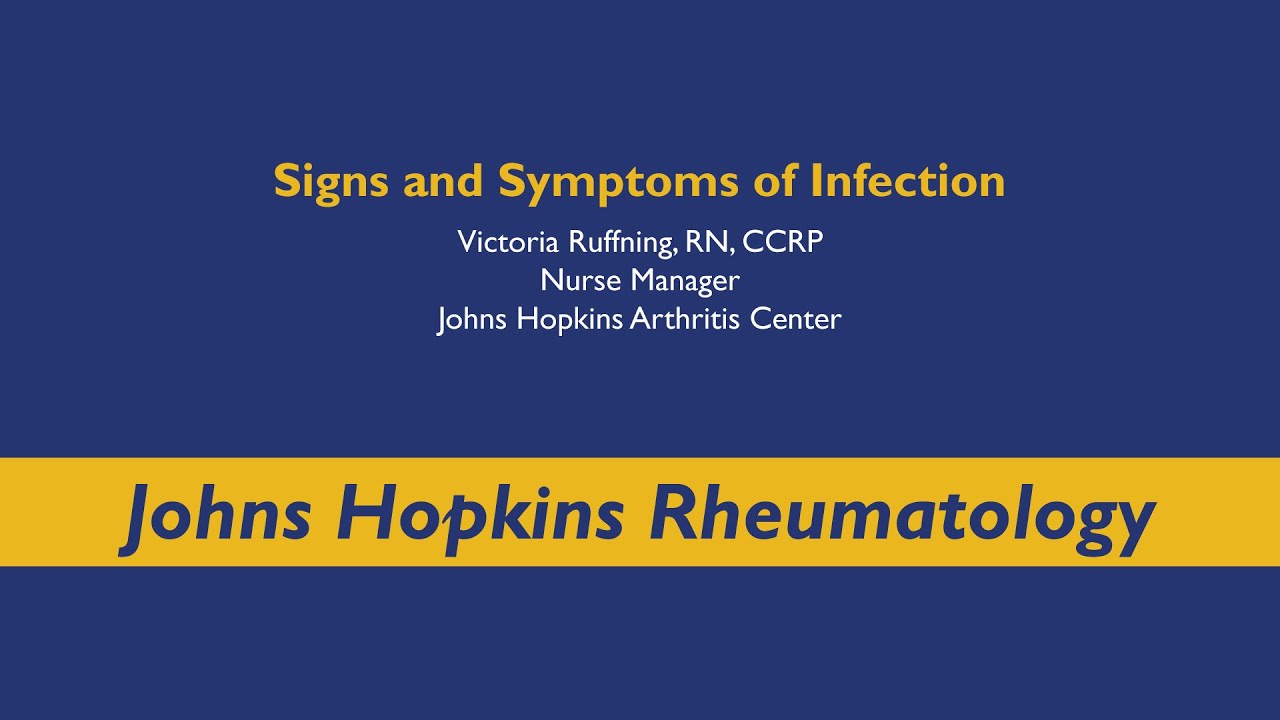 Signs and Symptoms of Infection - YouTube