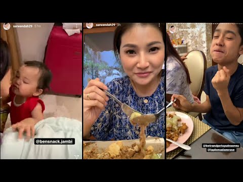Sarwendah Tan bonding with her  children | Instagram story | November 16, 2020