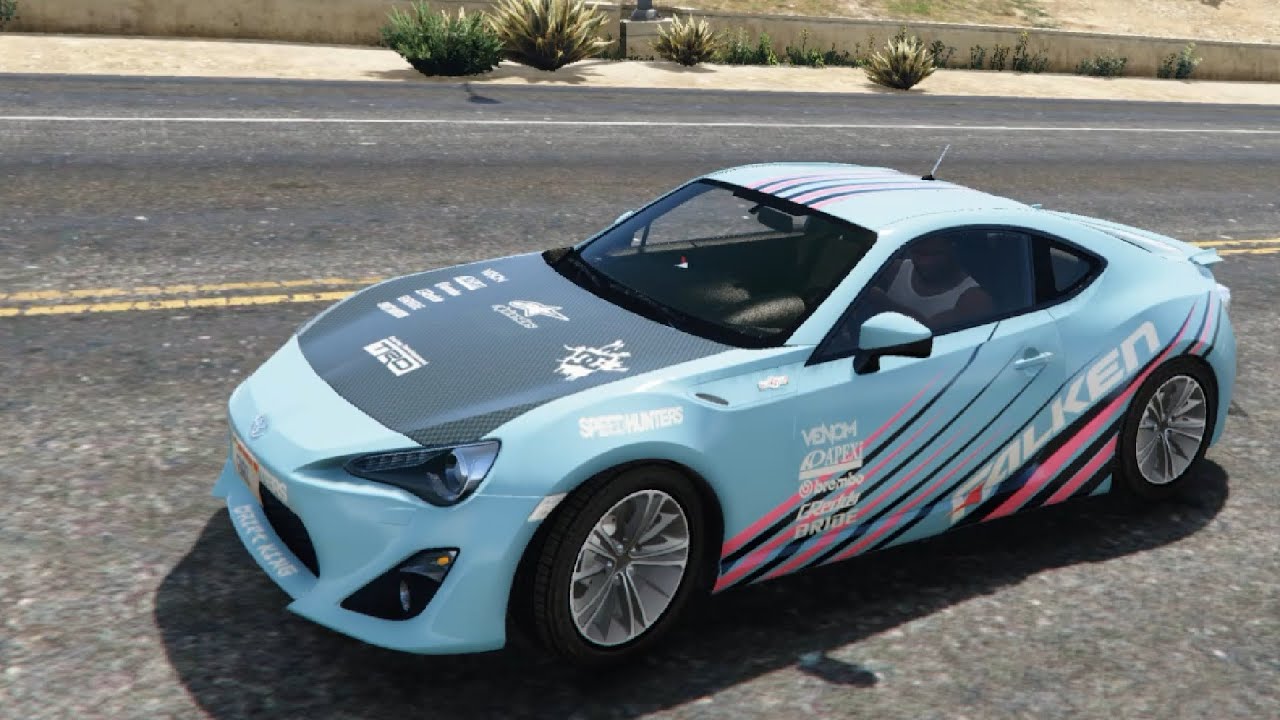 Toyota GT 86 Falken Team Paintjob - GTA V | +10k EnRoMovies _REVIEW ...