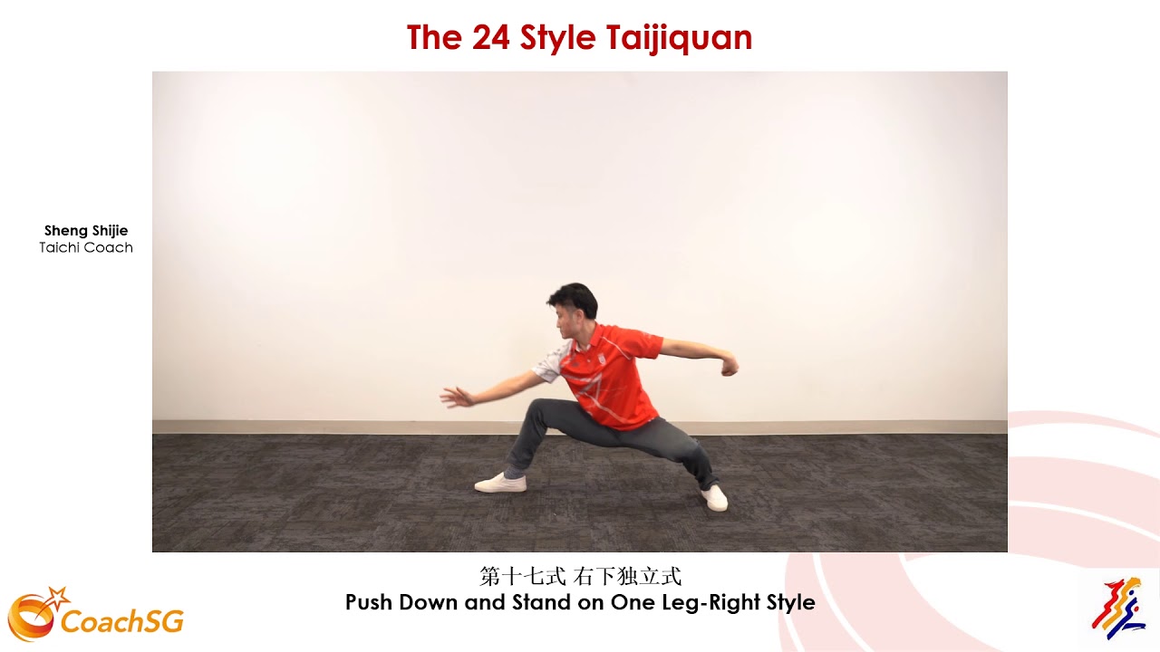17 - Push Down and Stand on One Leg Right Style - YouTube