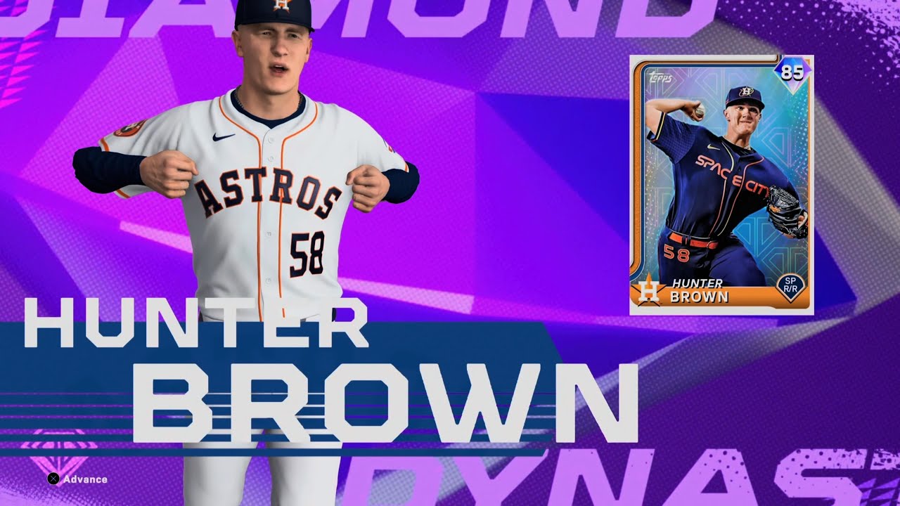 MLB 25 #314 HUNTER BROWN 💎🇺🇲 - YouTube