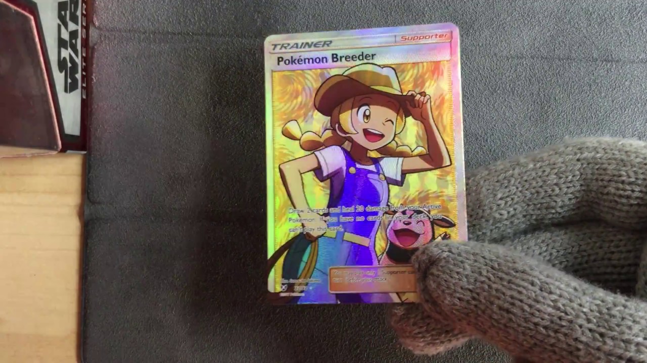 Pokemon Breeder 73/73 Full Art Ultra Rare - Pokemon Shining Legends ...