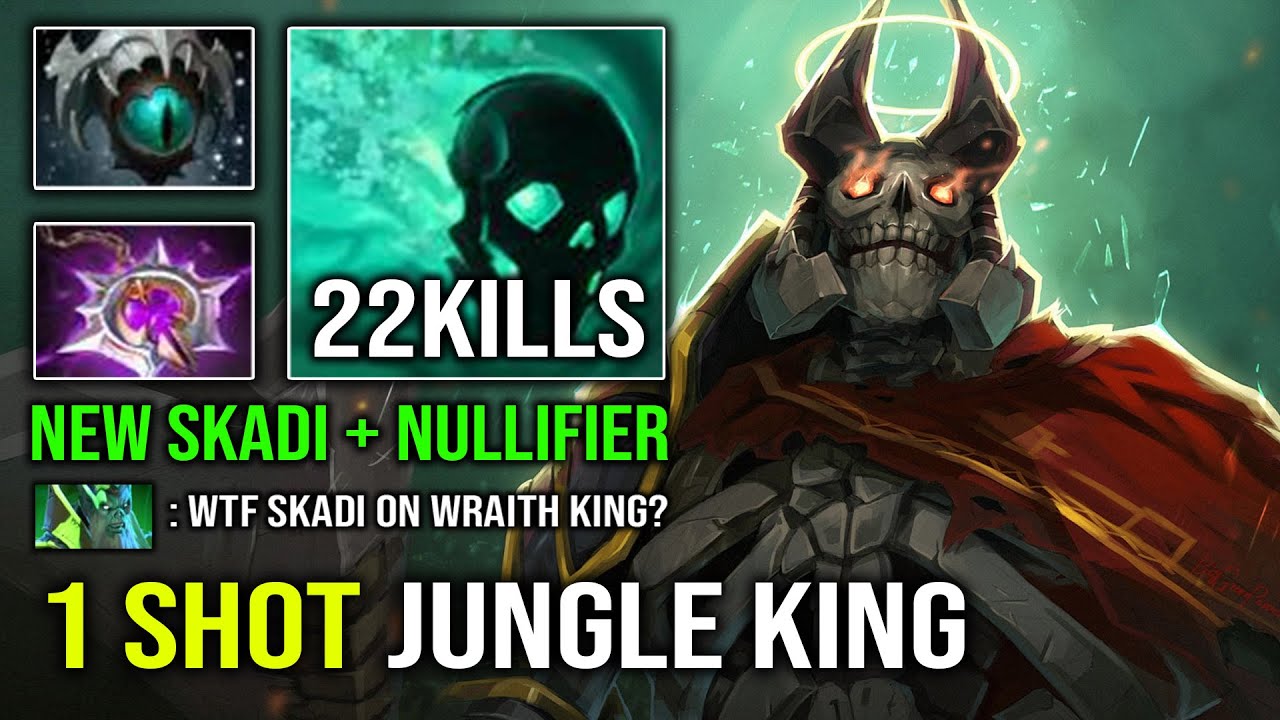 WTF Skadi + Nullifier 1 Shot Wraith King Brutal Hit Like a Truck 1v5 ...