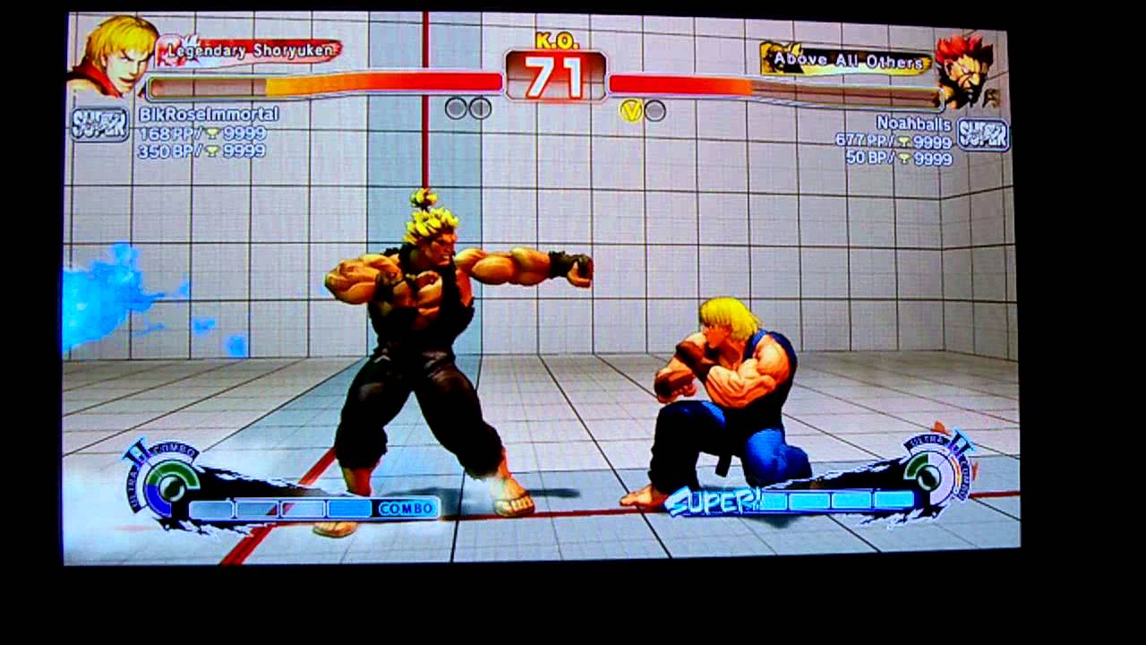Super Street Fighter 4 - Ranked - Ken Vs. Akuma - YouTube