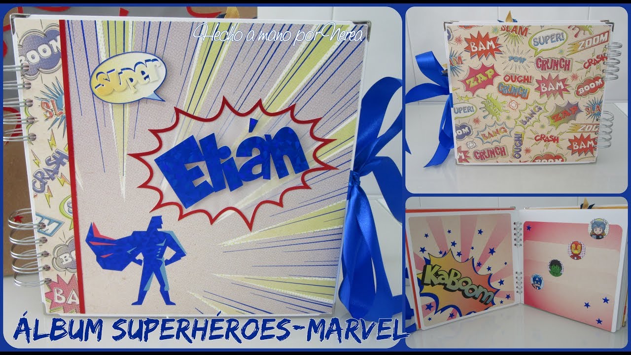 Álbum de superhéroes - Marvel (Scrapbooking) + Comic Heros ...