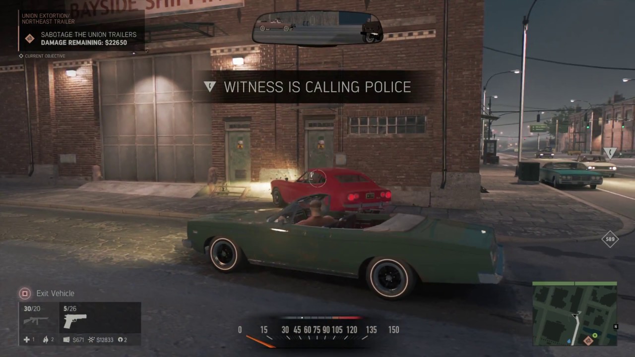Mafia lll - Union Extortion: Car Chase (Shooting From Cars Gameplay ...