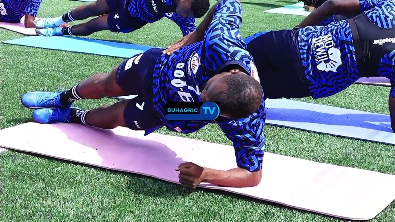 Simba wafanya mazoezi ya mwisho kuwavaa tabora - YouTube