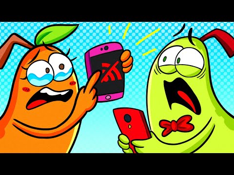 Fruits Can't Live Without the Internet | Embarrassing Moments by Pear Couple