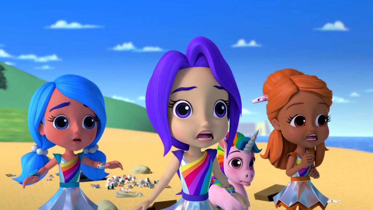 This Beach is Dirty! 🌈 Rainbow Rangers 🌈 - YouTube