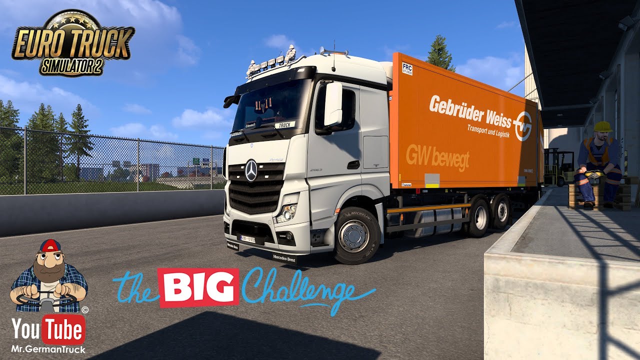 [ETS2 v1.50] Die Gliederzug Challenge Part 21 *Learning by doing* - YouTube
