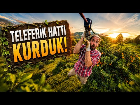 RİZE'DE SIFIRDAN YENİ TELEFERİK HATTI KURDUK! 