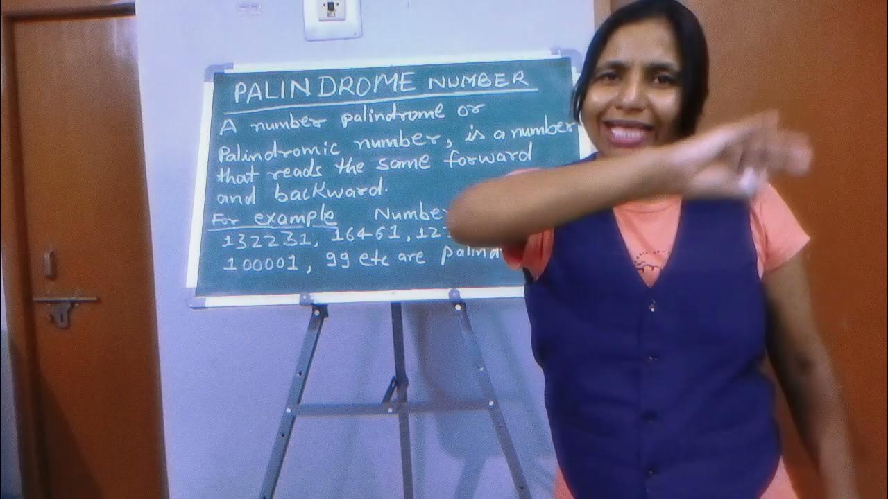 Palindromic numbers or Palindrome - YouTube