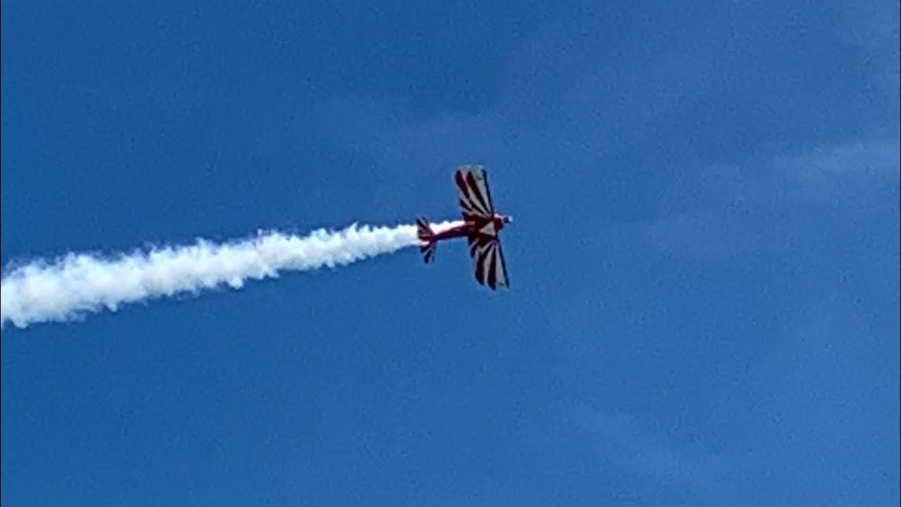 2024 Susan Dacy Big Red Stearman - Chicago Airshow 8/11 (Sunday) - YouTube