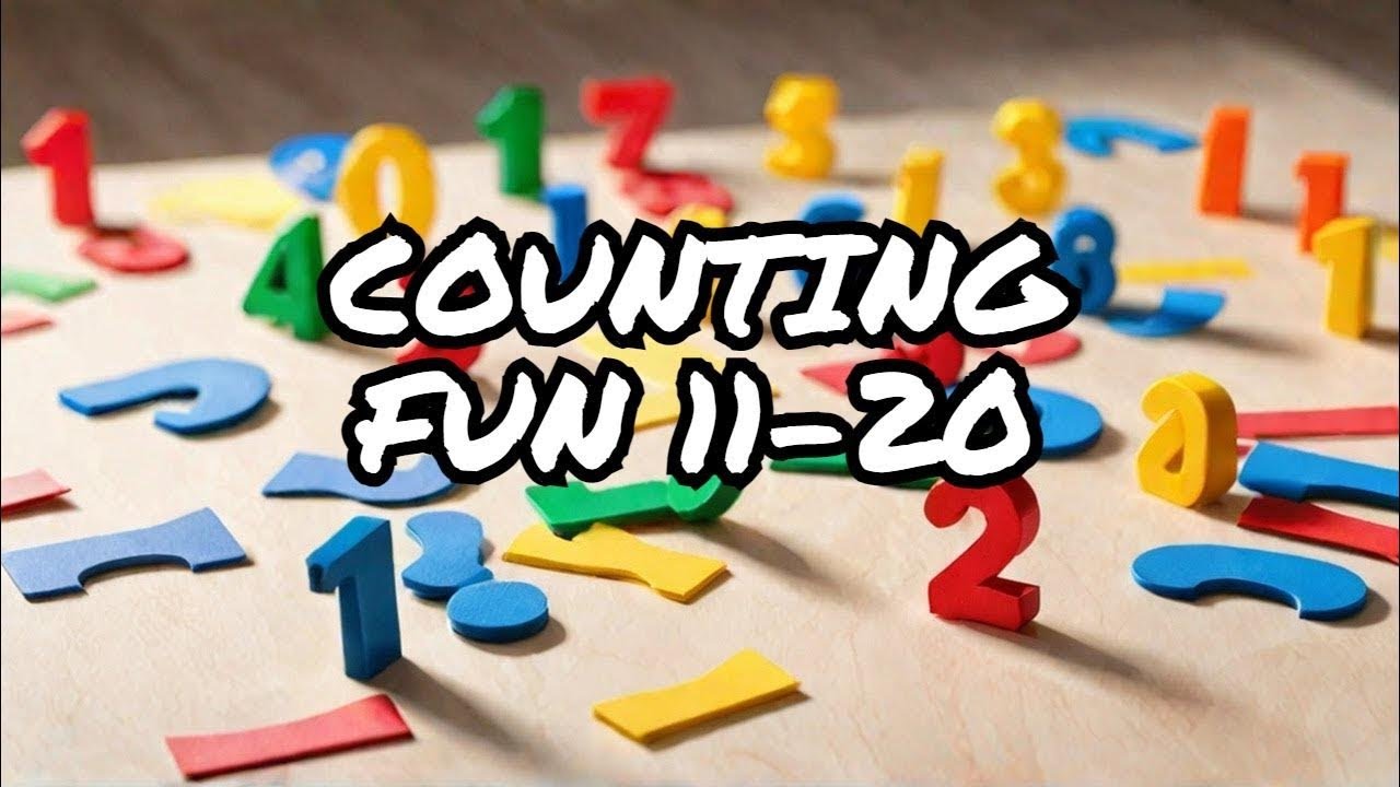 Counting Song For Kids | Numbers From 11 to 20 | TwinkleBeez Learning ...