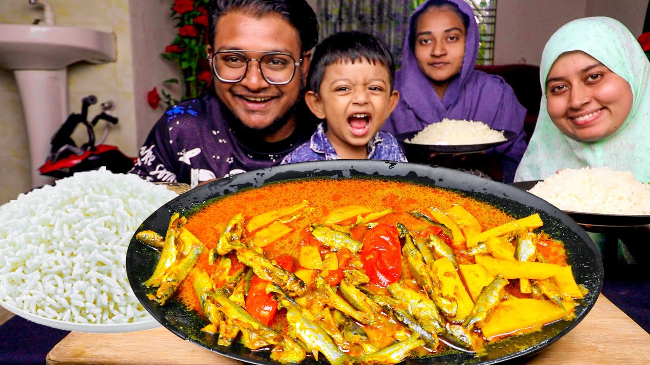 অনেক দিন পর পরিবারের সবাই মিলে দুপুরের খাবার খেলাম | Hungry Family ...