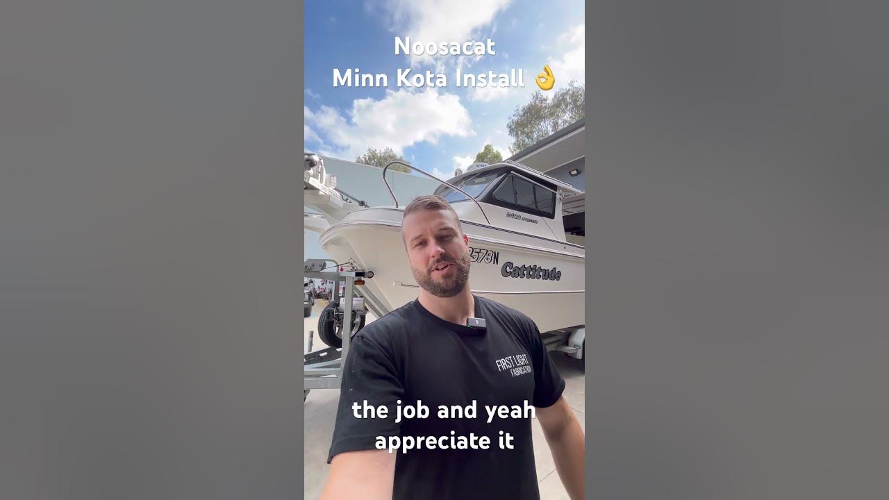 Noosacat Minn Kota Install-Auto deploy 👌 - YouTube