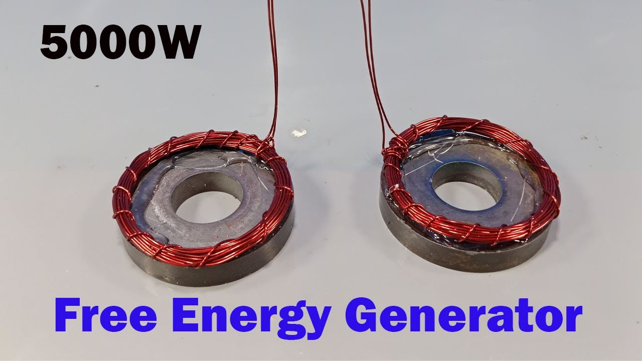 How to Make 5000w 220v Free Energy Generator using Magnets Coils at ...
